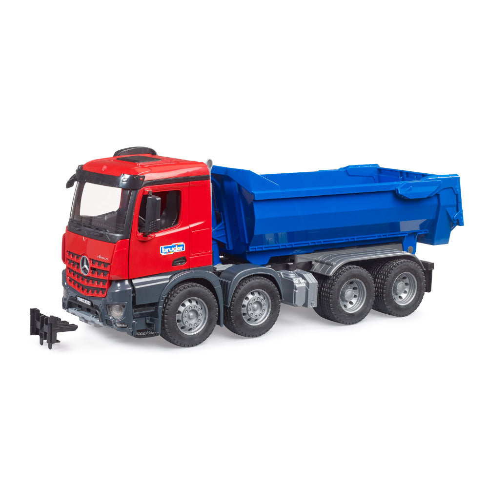 Bruder 03621 Blue Dump Truck Toy with Tipping Hopper